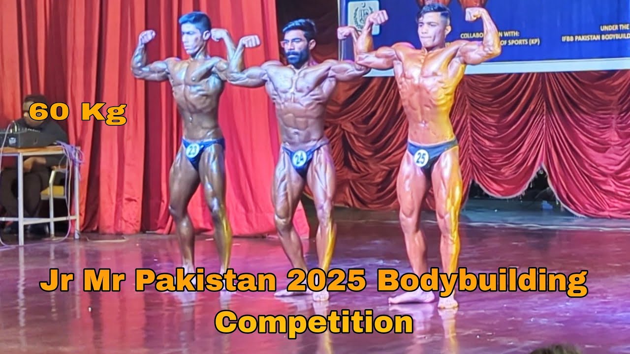 60kg Junior class In Mr Pakistan 2025 Peshawar National Bodybuilding ...