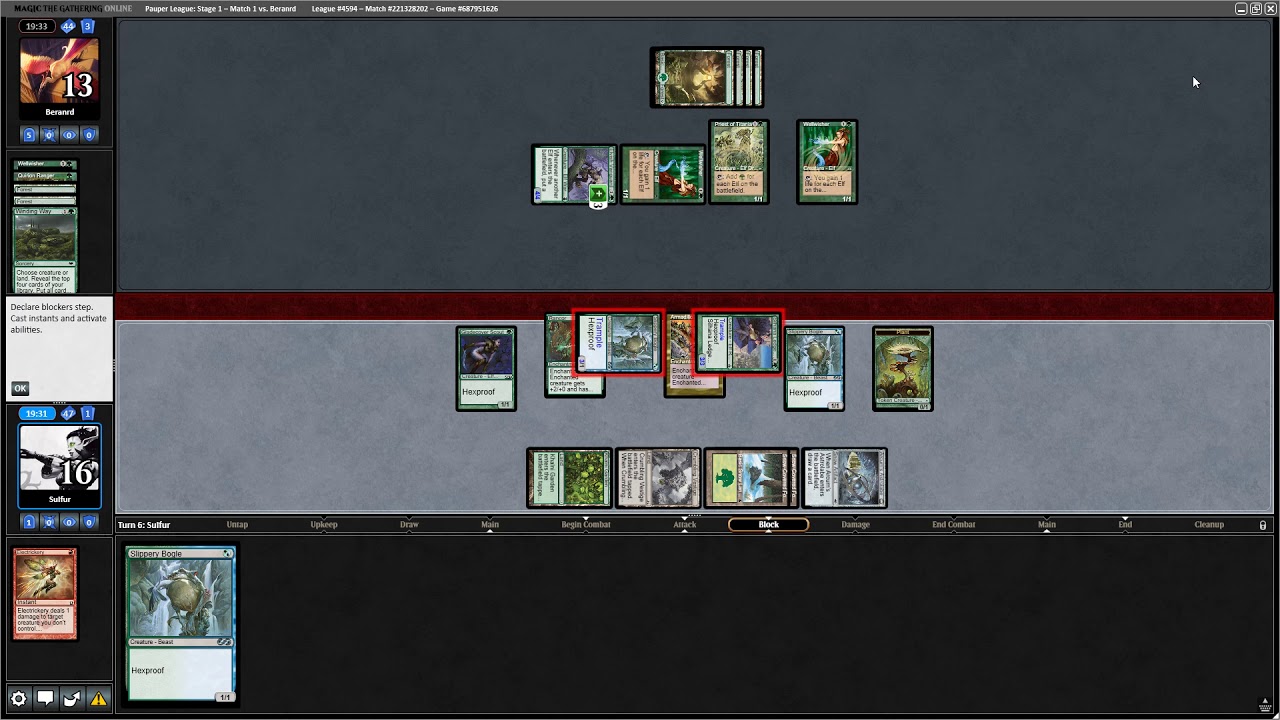 Pauper Hexproof Versus Elves - YouTube