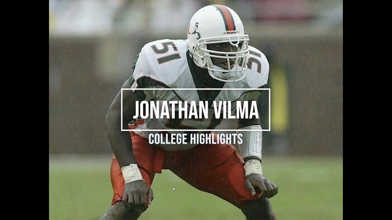 Jonathan Vilma College Highlights - Miami (Fl.) - YouTube
