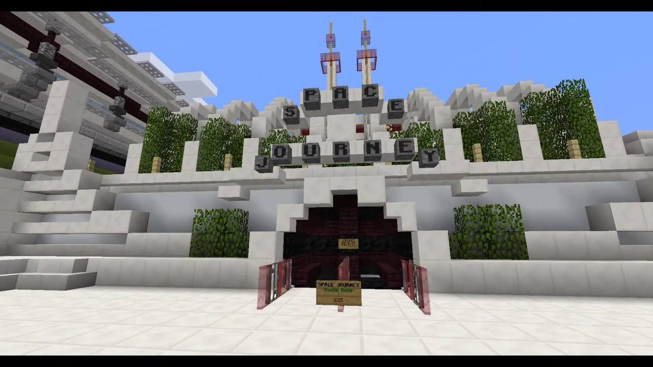 Minecraft - Space Journey Dark Ride - YouTube