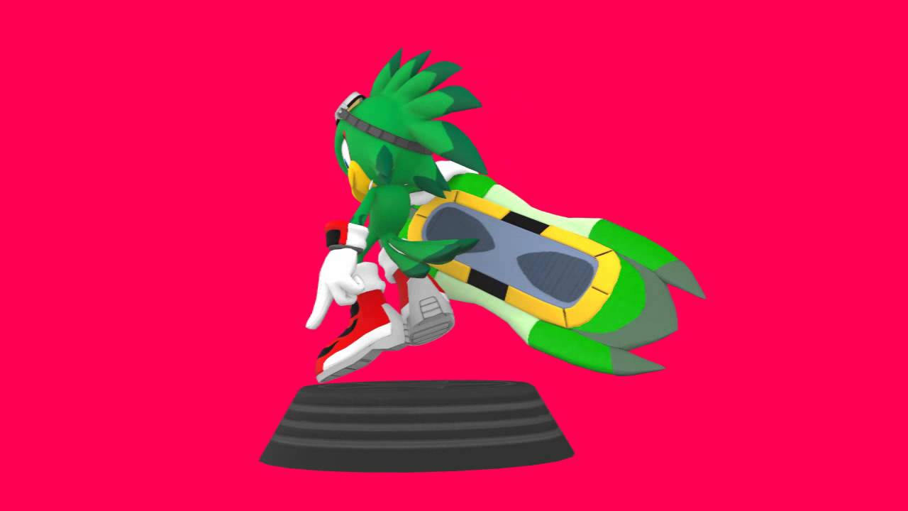 Jet the Hawk Statue chroma - YouTube