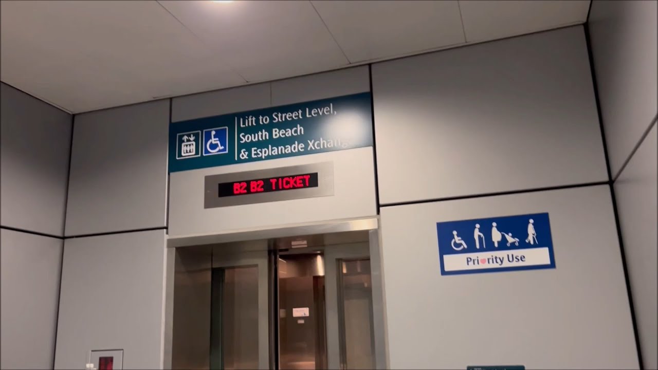 KONE Exit F Elevator @ Esplanade MRT Station, Downtown Core, Singapore ...