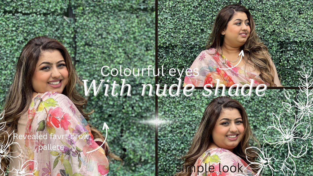 colourful eyes | Summer makeup | Outdoor makeup ️ - YouTube