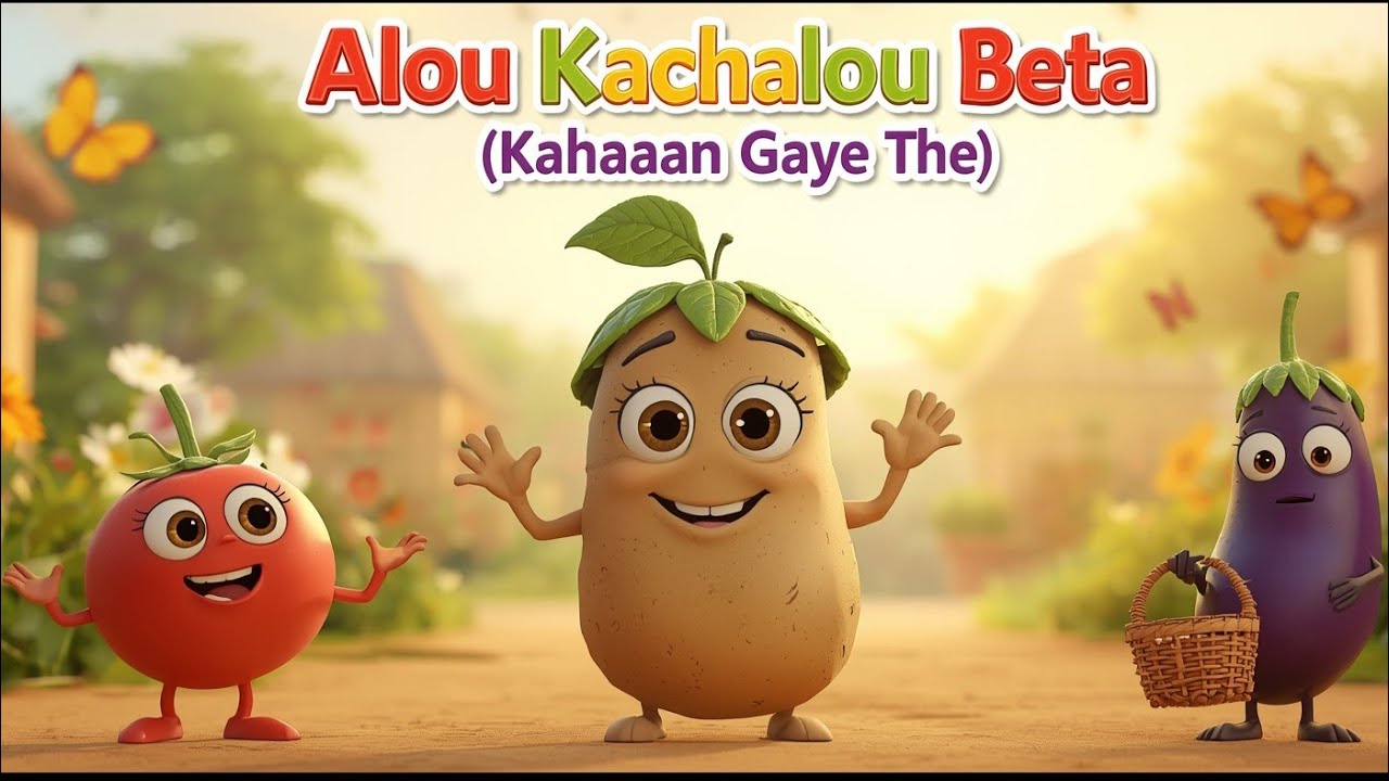 Aloo Kachaloo Beta Kahan Gaye The || Nursery Rhyme For Children - YouTube