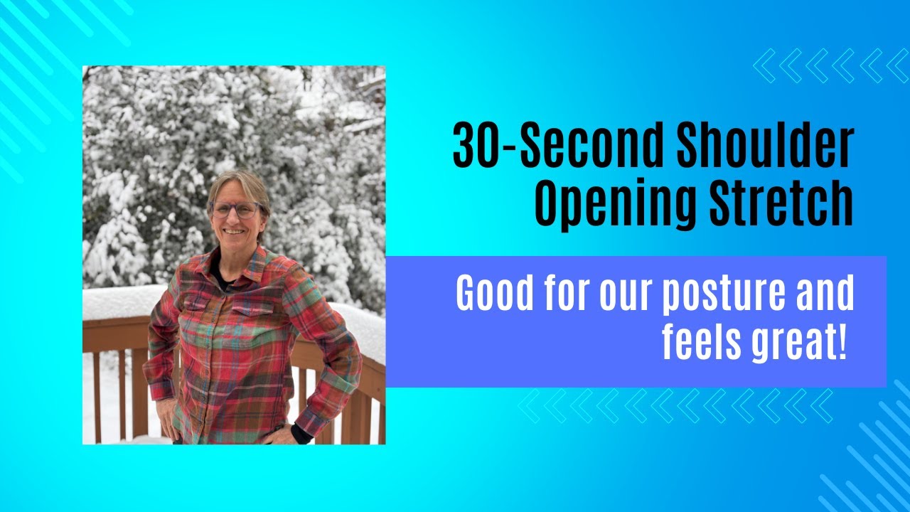 30-Second Shoulder-Opening Stretch! - YouTube