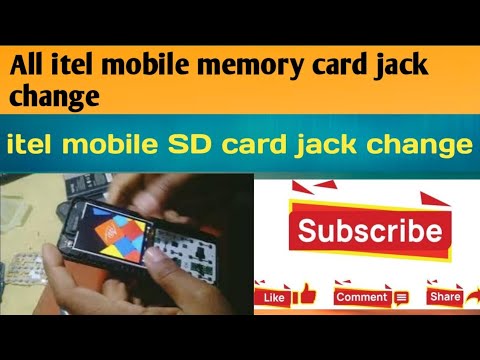 itel Muzik400 Sd card jack change | All itel memory card jack error | - YouTube