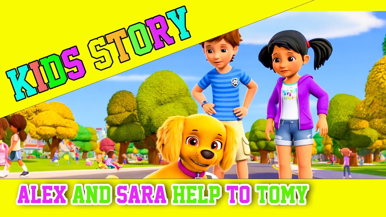 Lost Dog Rescue! 🐶 ️ A Heartwarming Kids Adventure | Alex & Sara Help ...