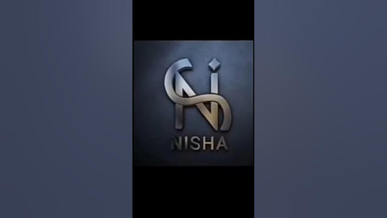 Nisha name into brand logo #viral #drawing #ytshorts #brand #shortvideo ...