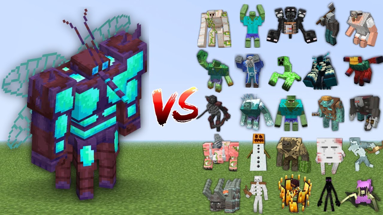Warped Mosco vs All Mutant Mobs in Minecraft Mob Battle - YouTube