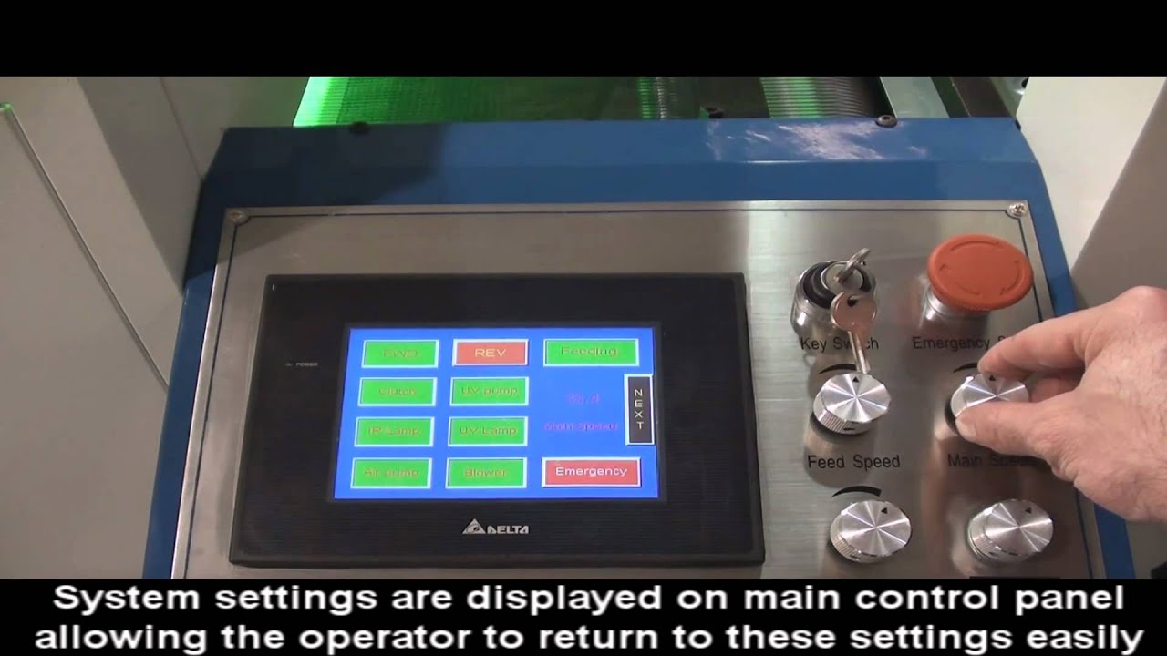 Graphic Whizard XDC series UV Coaters 2011 - YouTube