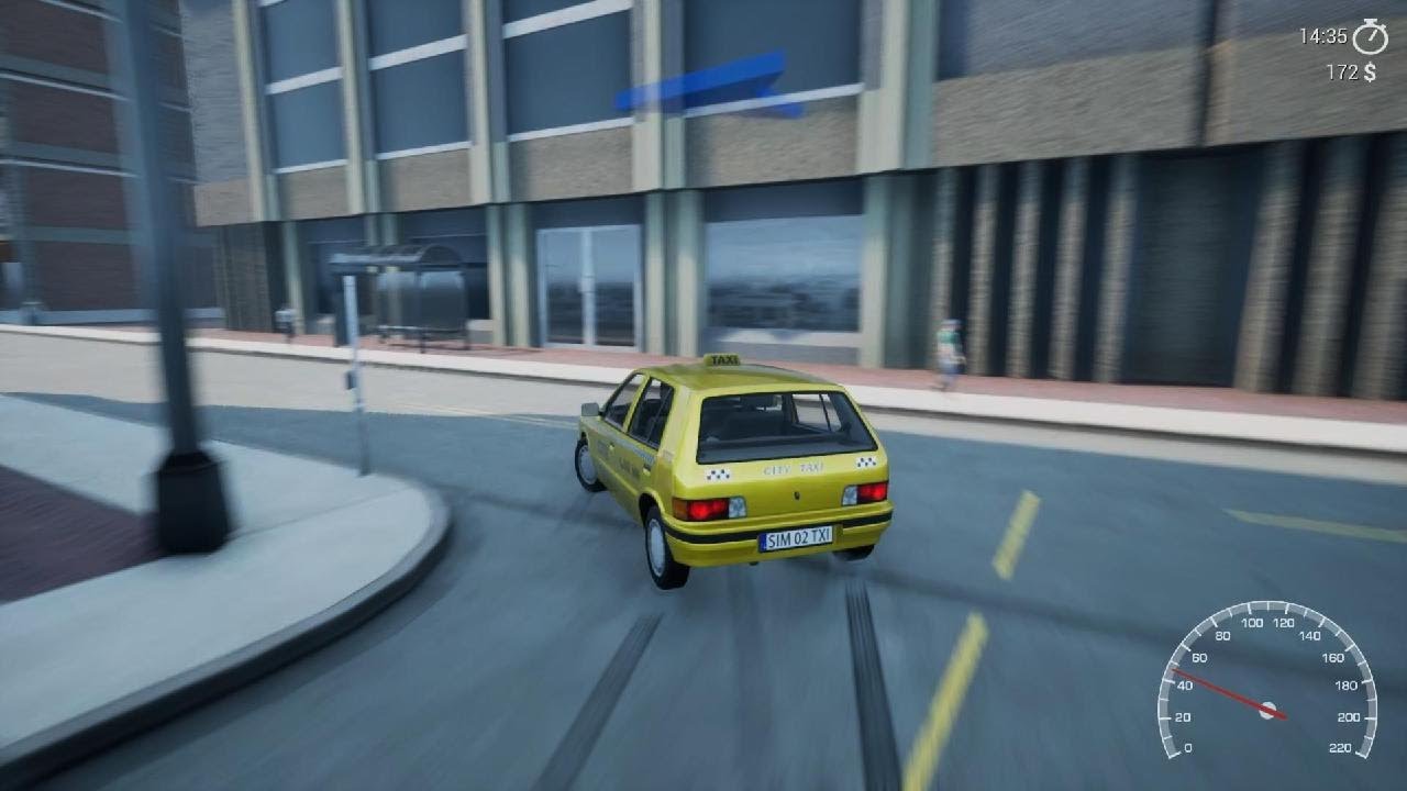 TAXI DRIVER THE SIMULATION PS4 - YouTube