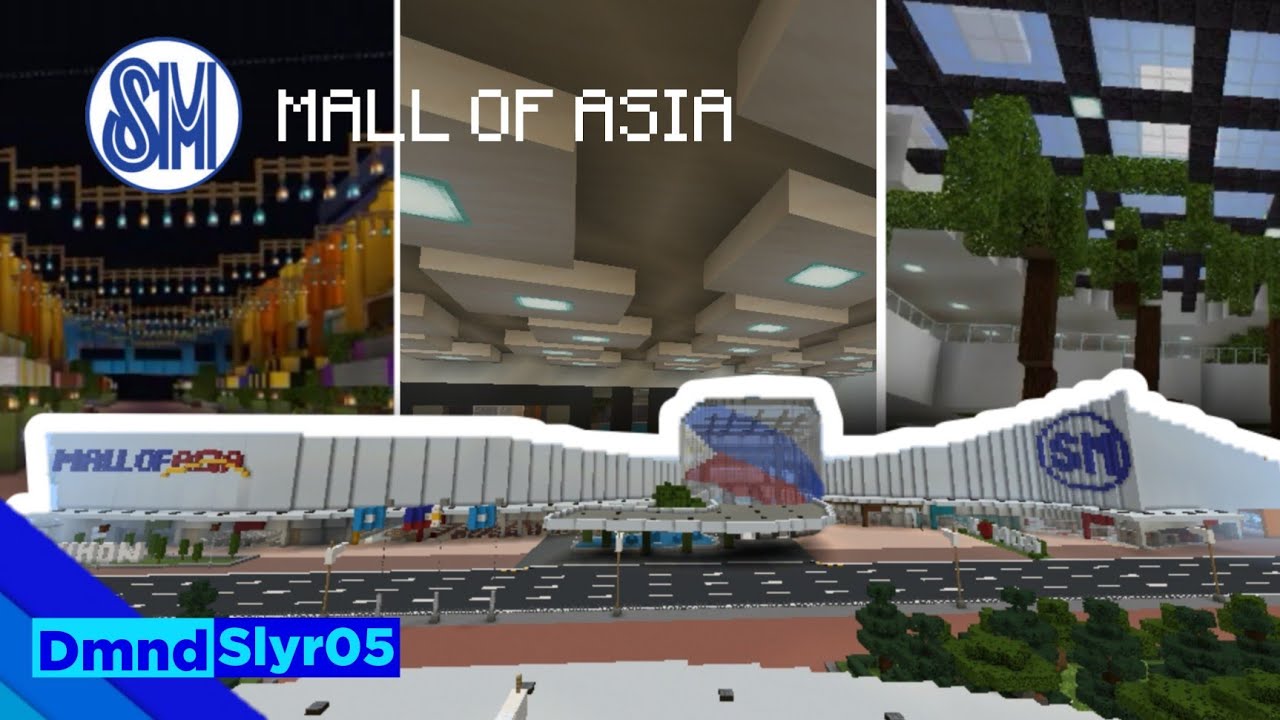 SM Mall of Asia in Minecraft! - YouTube