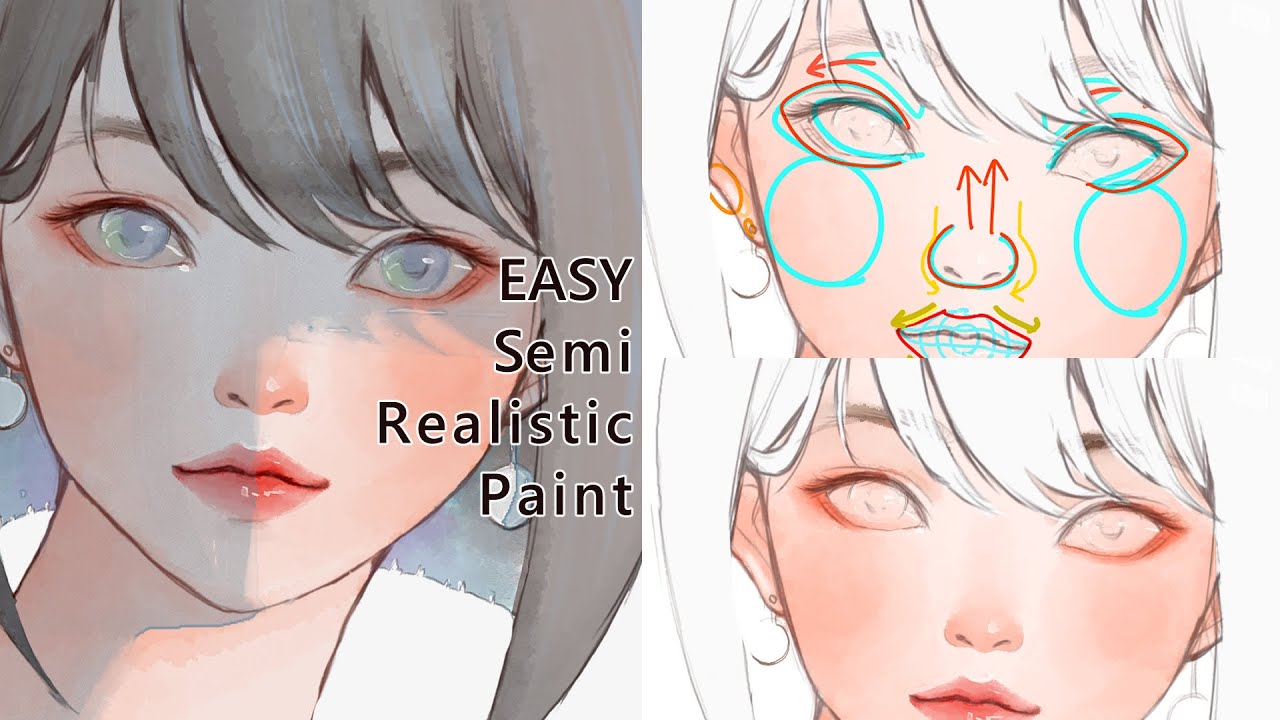 How to Color Semi-Realistic Characters with Digital Watercolor ...