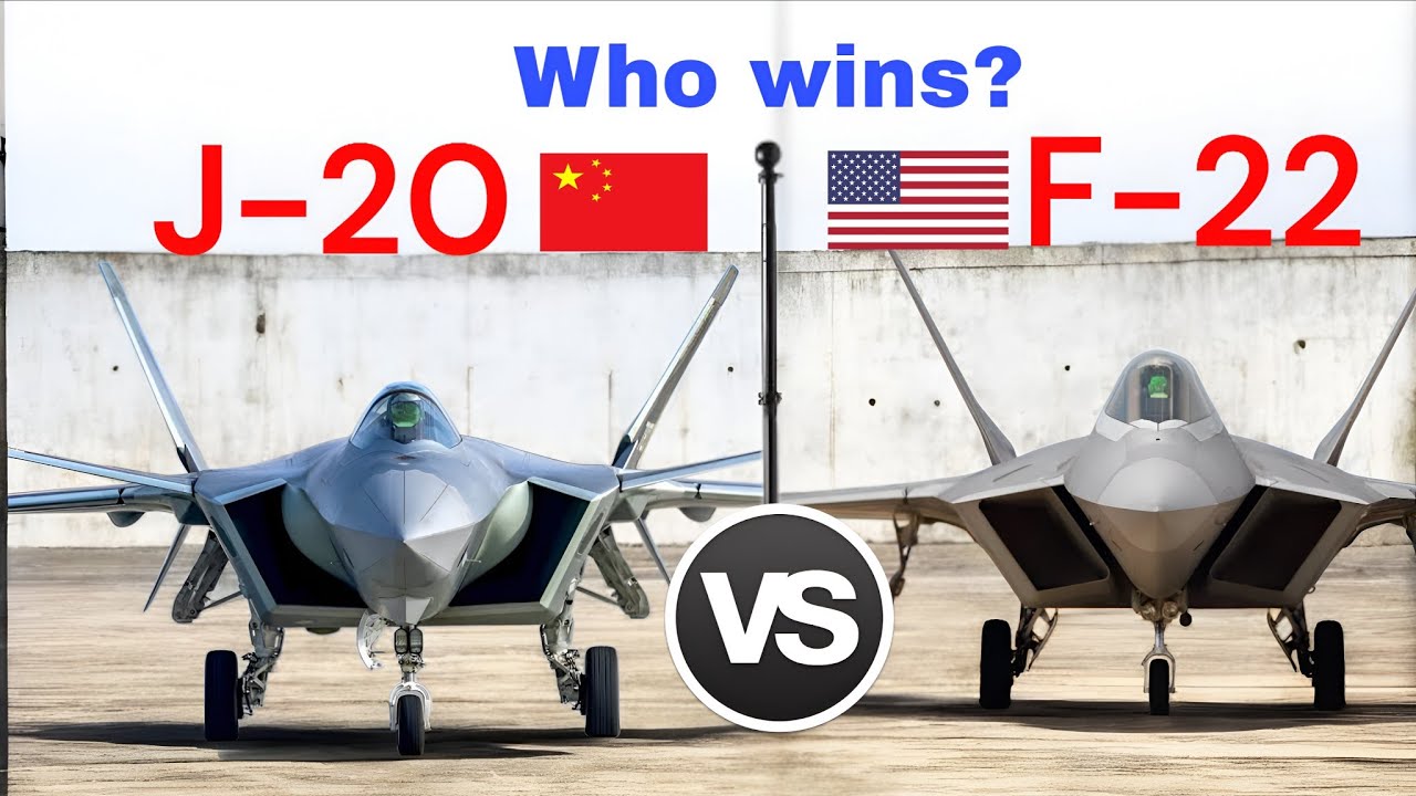J-20 Mighty Dragon Vs F-22 Raptor | Gaint Stealthy Fighter Jet ...