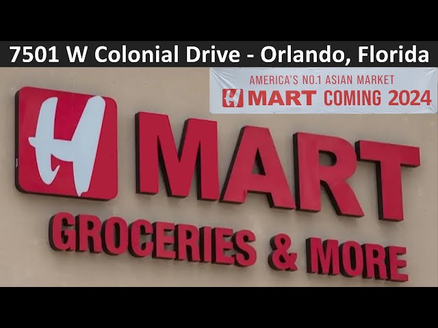 Hmart Logo HMart Sign At American Dream Meadowlands (not Too Far From