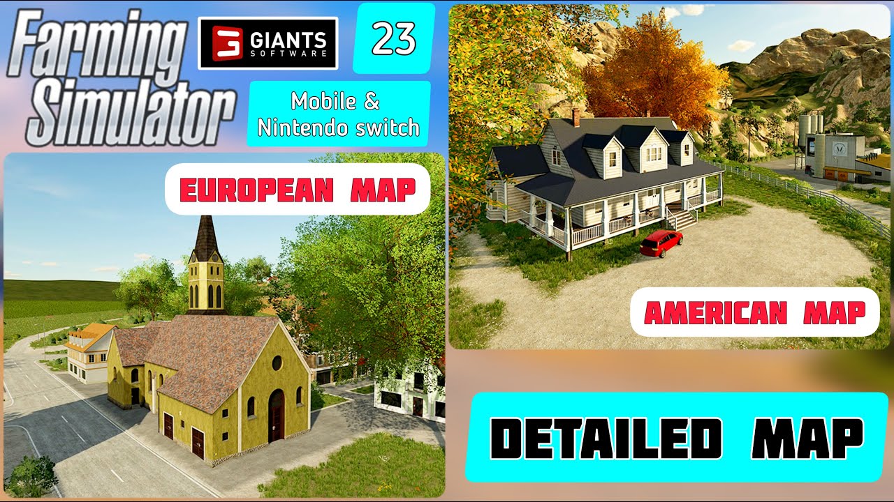 Farming Simulator 23 - Detailed Map | Amberstone Maps | Neubrunn Maps ...