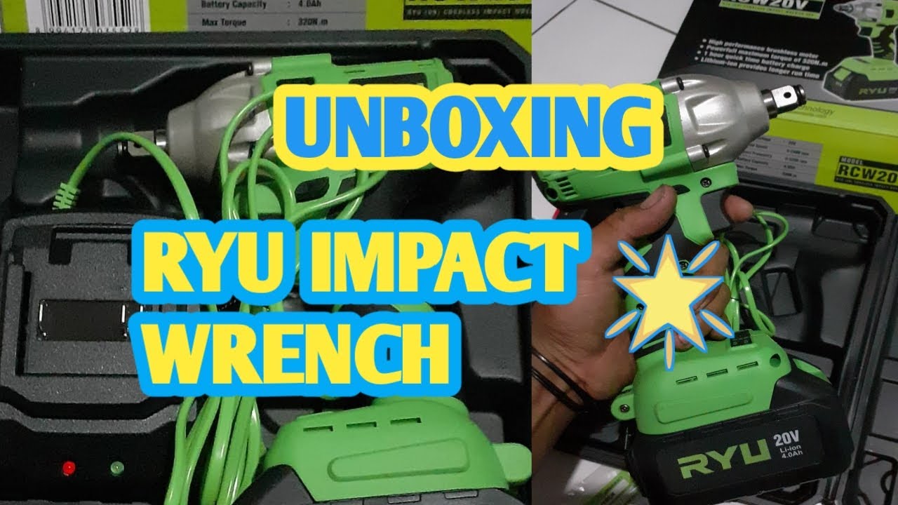 UNBOXING IMPACT WRENCH RYU. - YouTube