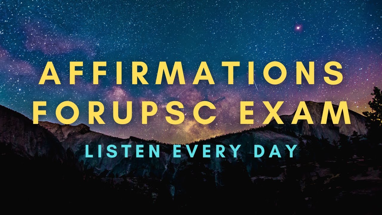 LISTEN EVERY DAY" I AM CLEAR UPSC EXAM AFFIRMATION" - YouTube