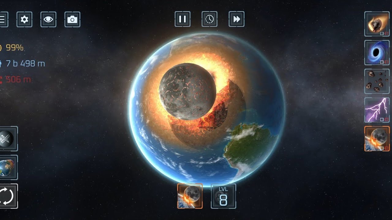 Completely destroying Earth in Game ☠️ | Solar Smash | Alien Attack ...