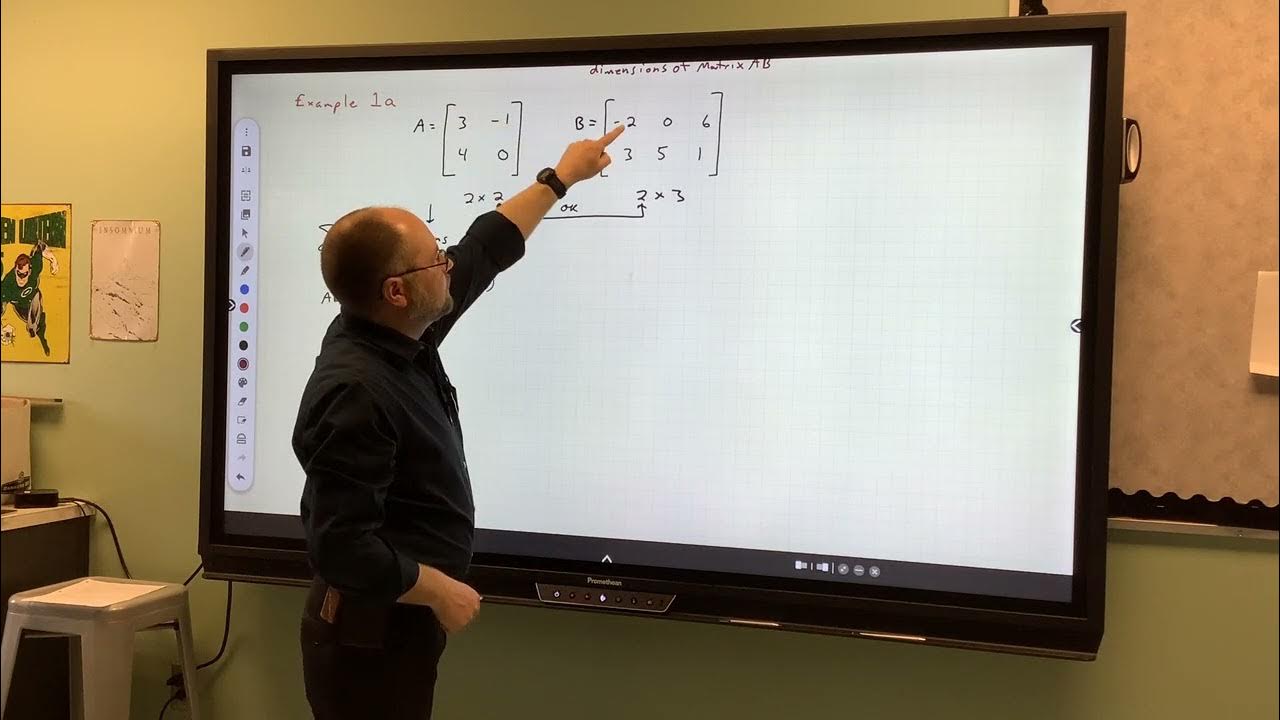 PreCalculus - 6.2 Matrix Multiplication - YouTube