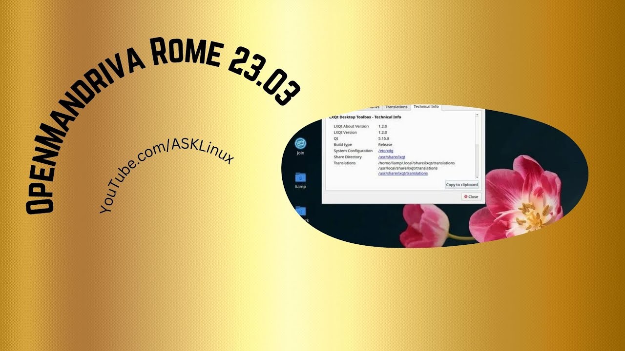 OpenMandriva Rome Version 23.03 | First Impressions & Installation ...