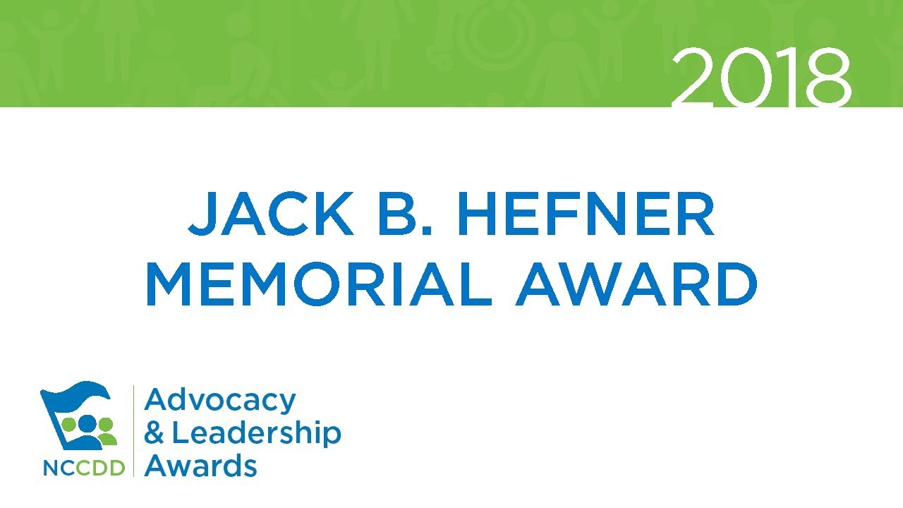 2018 Jack B. Hefner Memorial Award - YouTube