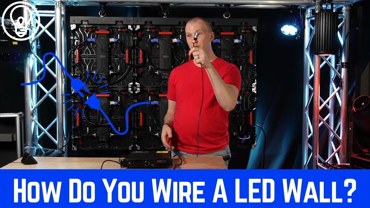 How Do You Wire an LED Wall? - YouTube