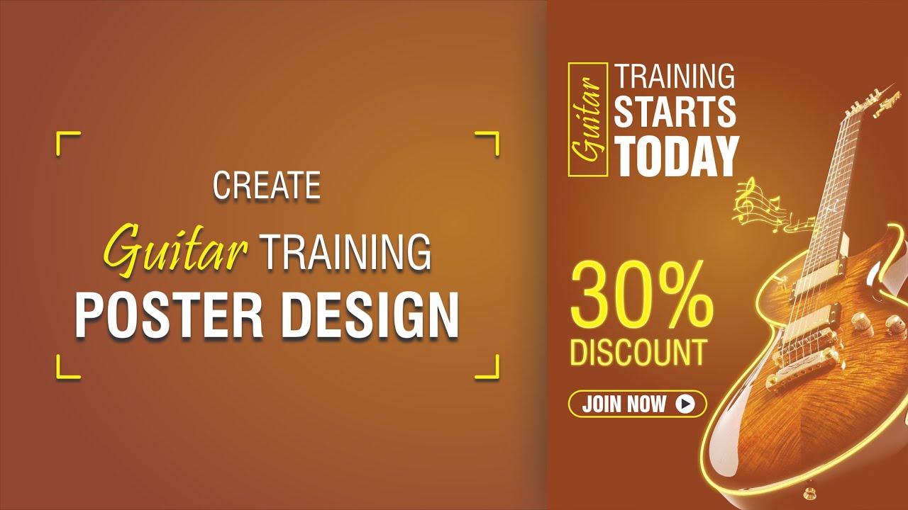 How to Create Poster Design in Corel Draw - YouTube