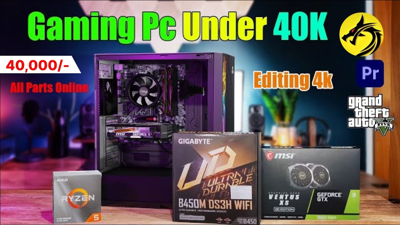 Build A Rs. 40,000 Pc For Gaming - With A Graphics Card! - YouTube