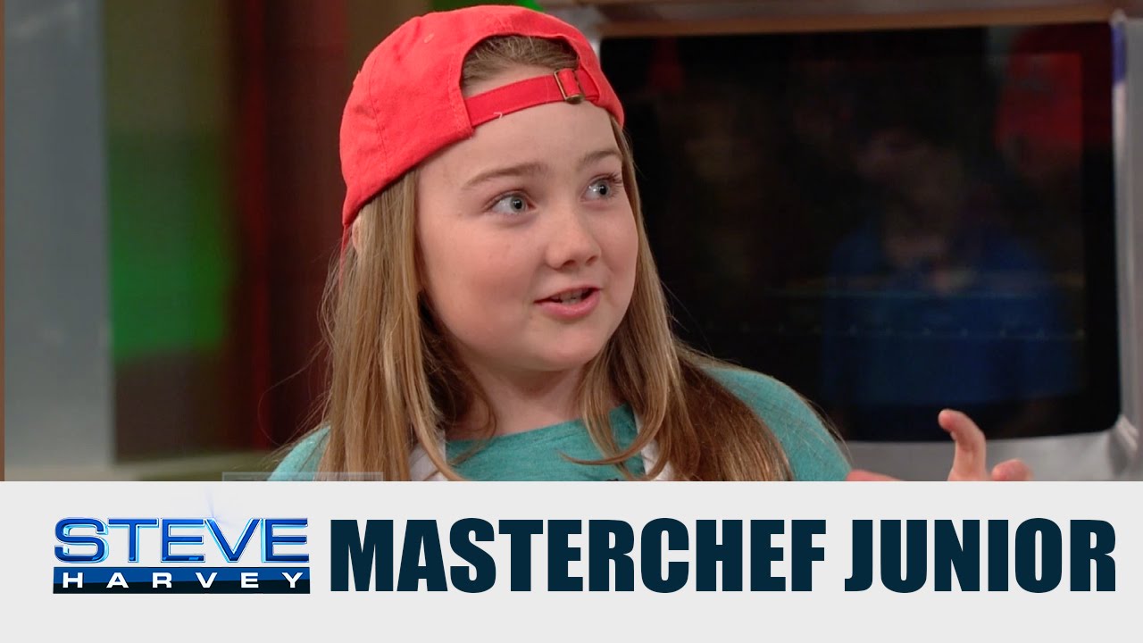 MasterChef Junior: Strawberry Shortcake Cupcakes || STEVE HARVEY - YouTube