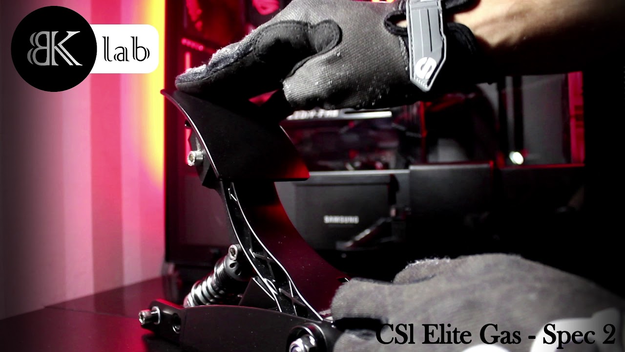 Mod Fanatec CSL Elite Gas (Spec 2) - YouTube