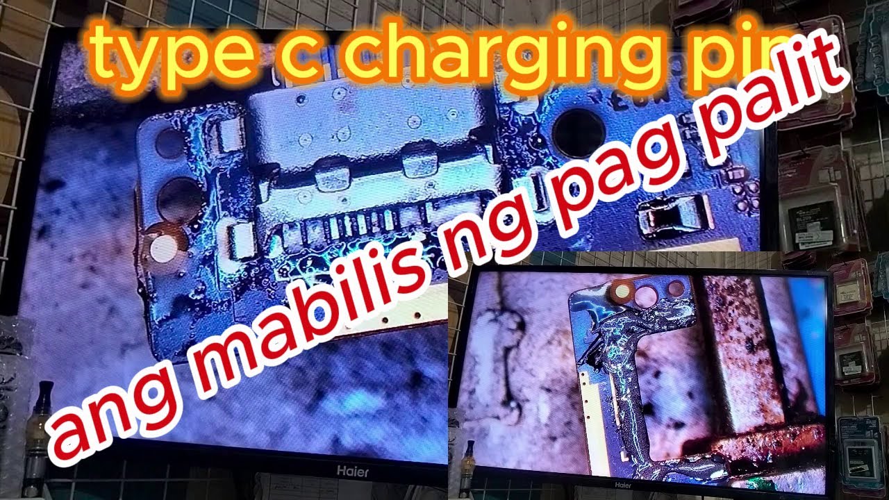 type c charging pin problem - YouTube