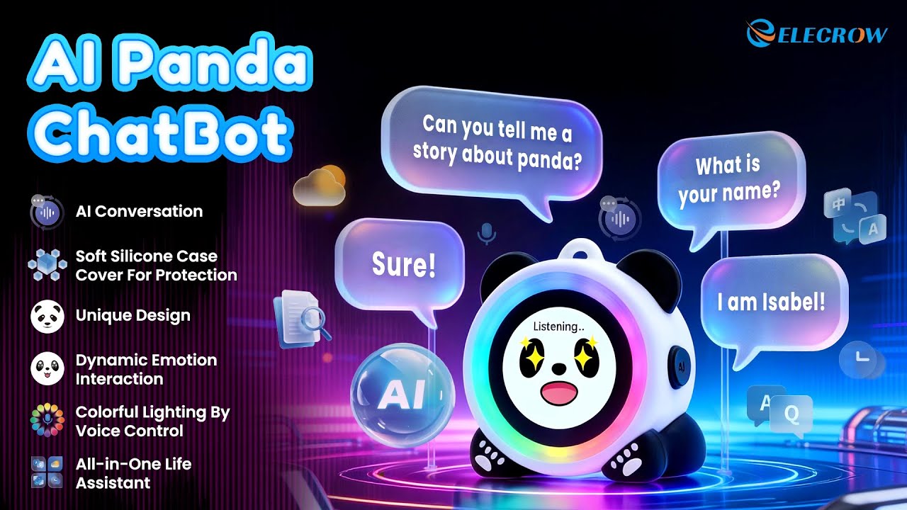 Spark Conversations with AI Panda: Your Voice-Activated Light Show ...