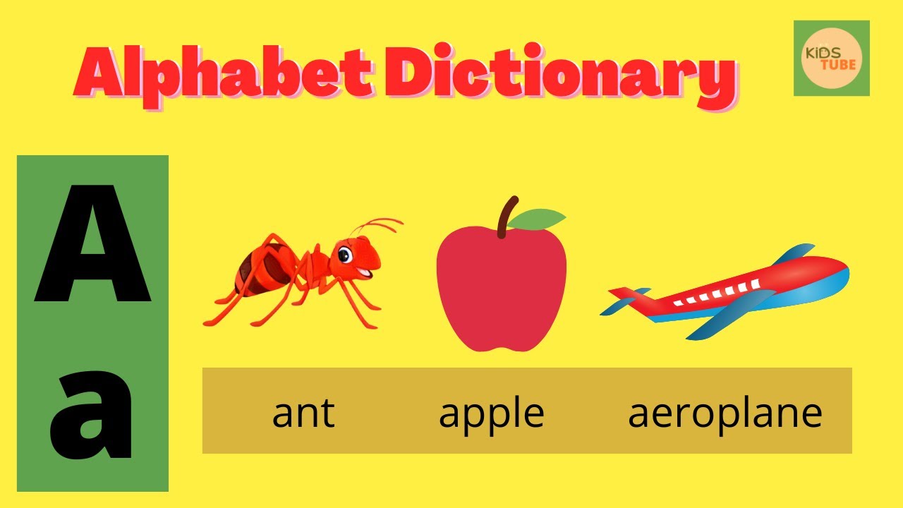 ALPHABET DICTIONARY || BASIC LEARNING FOR KIDS 2022 || - YouTube