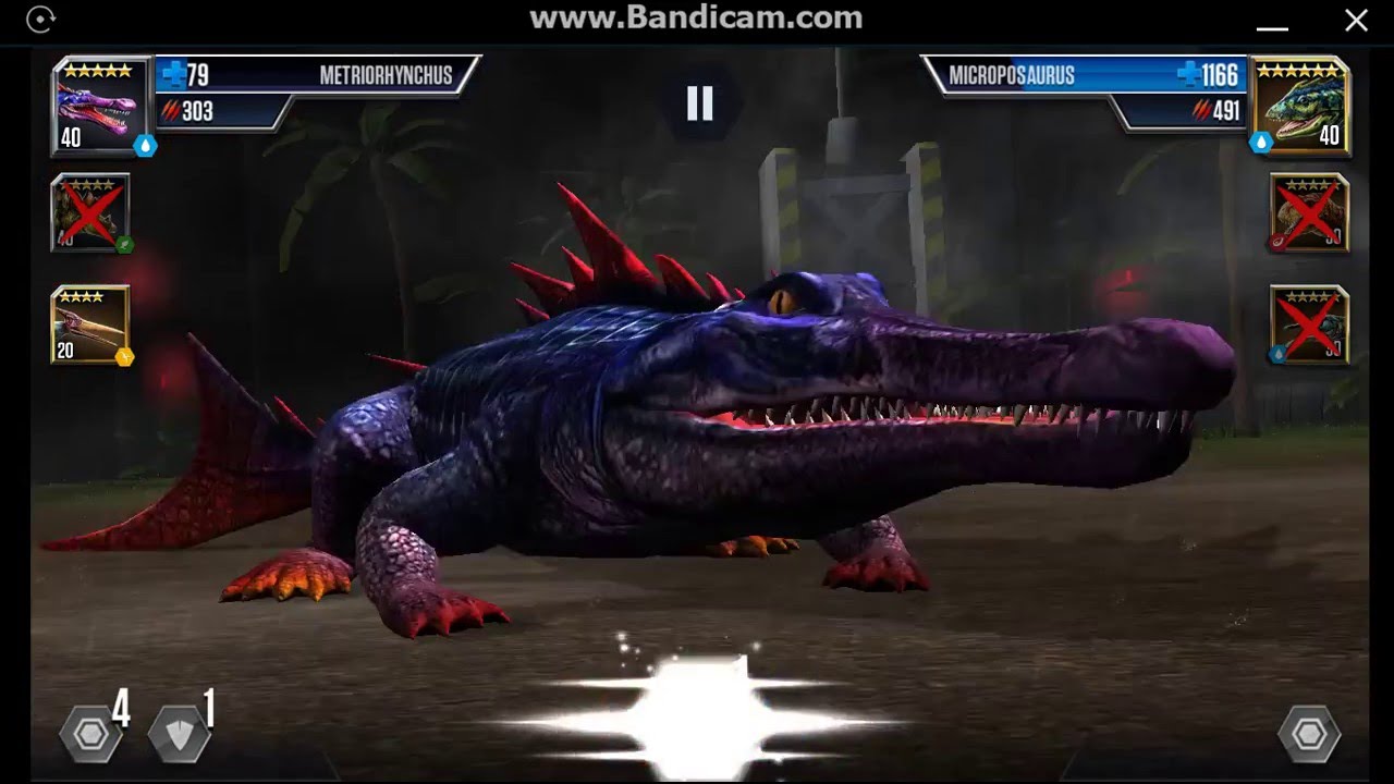 Jurassic World: The Game - Battle Stage 50: Microposaurus - YouTube