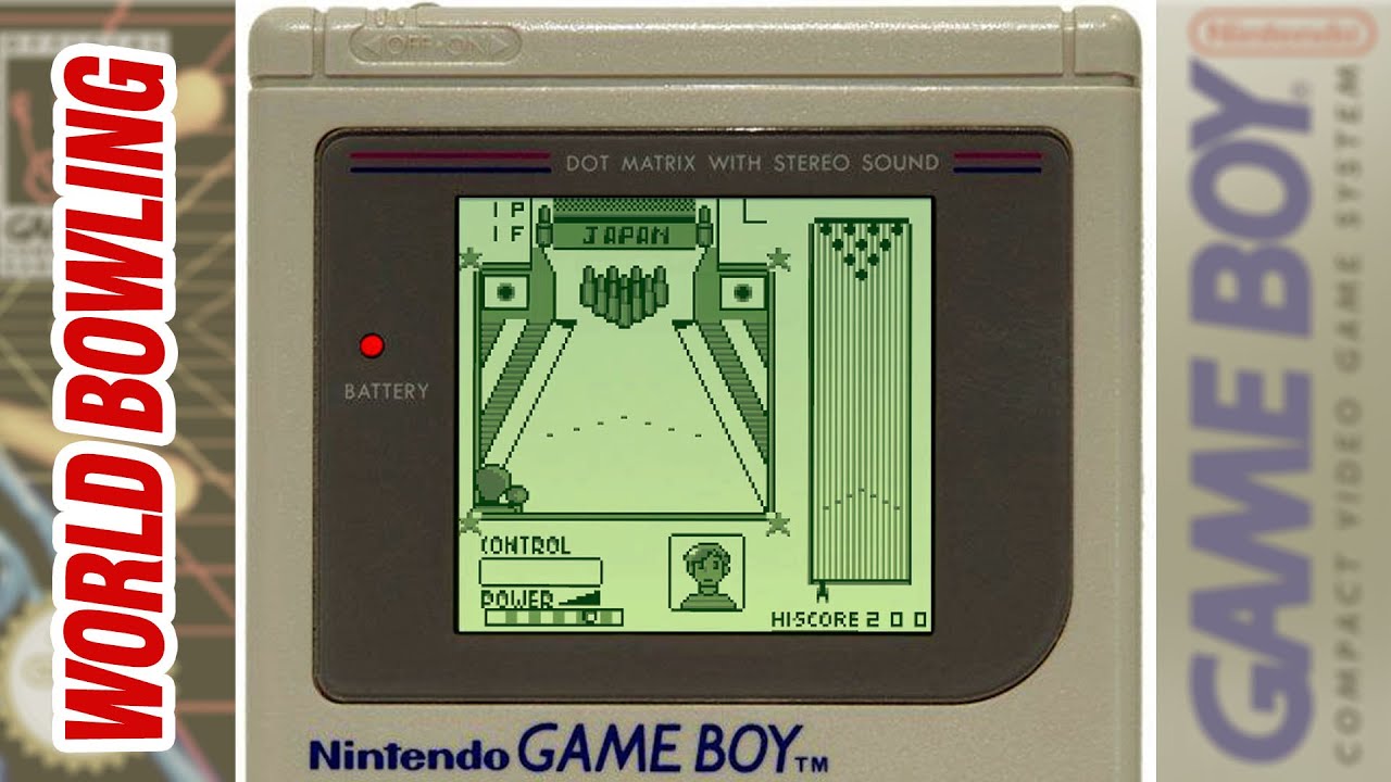 WORLD BOWLING (Game Boy) 1990 - YouTube