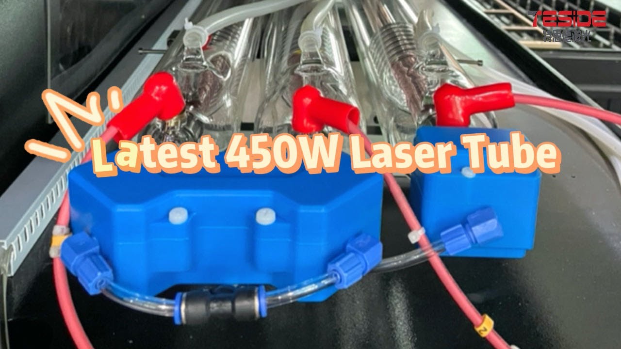 Newest 450W Laser Tube | Efficiency CO2 Glass Tube | Air Cooling ...