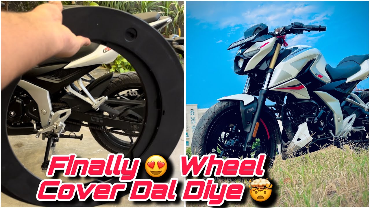 Alloys wheel cover for pulsar N160 || modified wheel || Bajaj pulsar ...