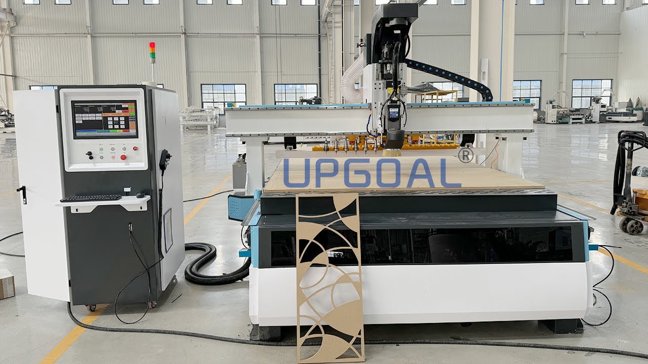 Large Wood Door Cabniet Furniture ATC CNC Cutting Machine 2100*4100mm ...