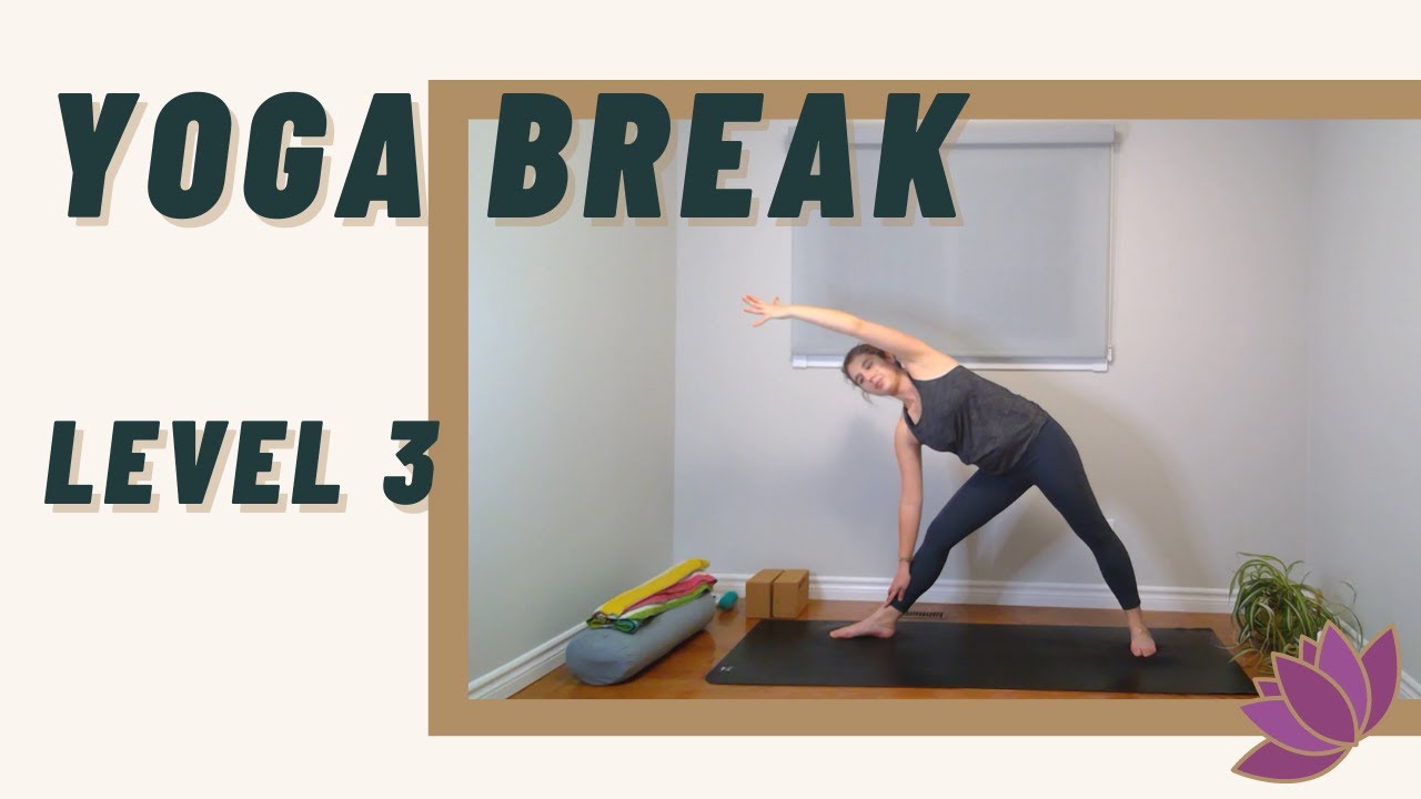 30 Min Lunch Break Yoga || Level 3 || Mid-day Yoga Flow - YouTube
