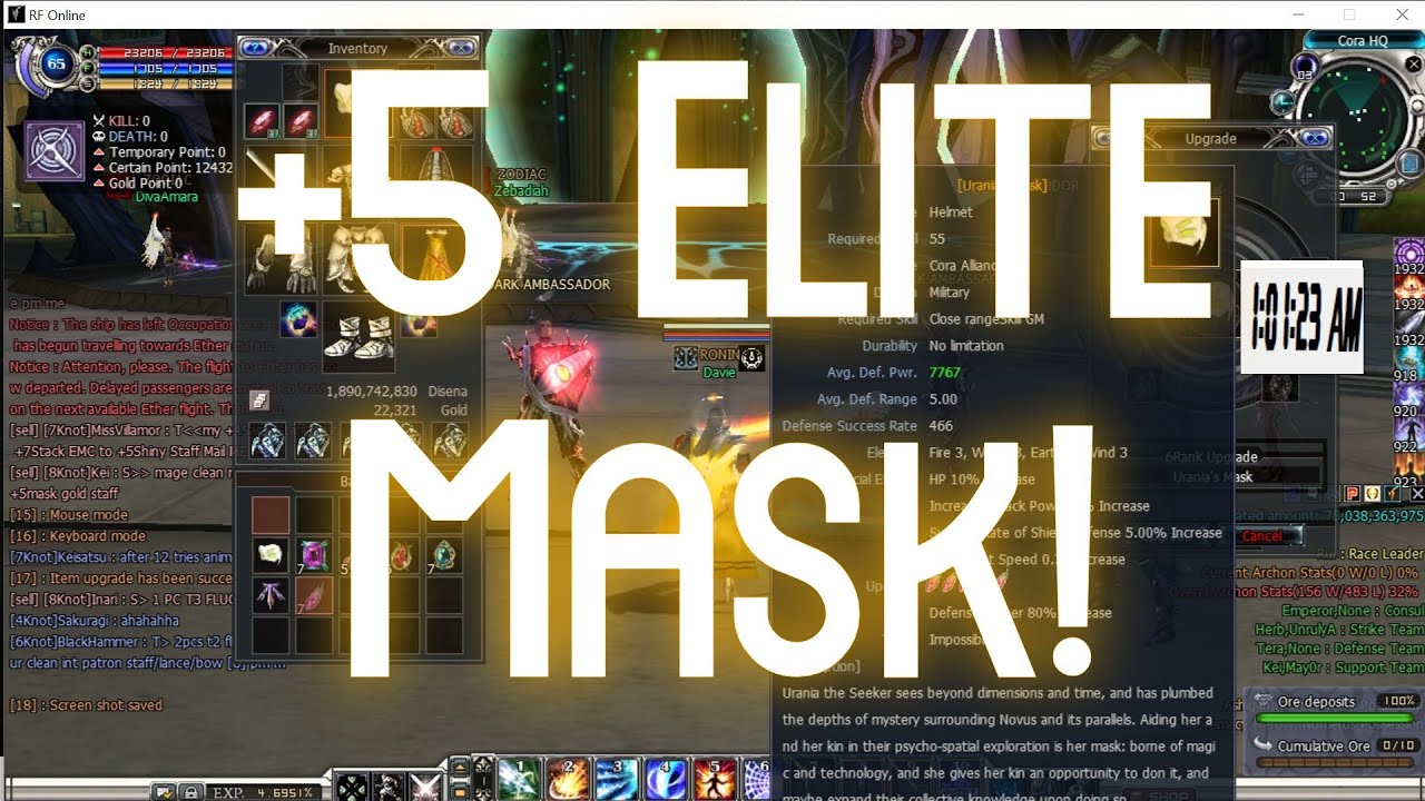 +5 Elite Mask (Finally!) - RF Online PlayPark Desolation - YouTube