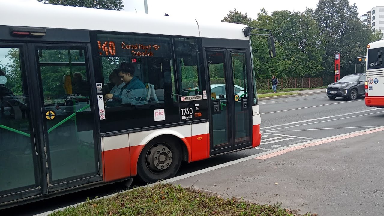 Jízda autobusem SOR NB 12 # 1740 - YouTube