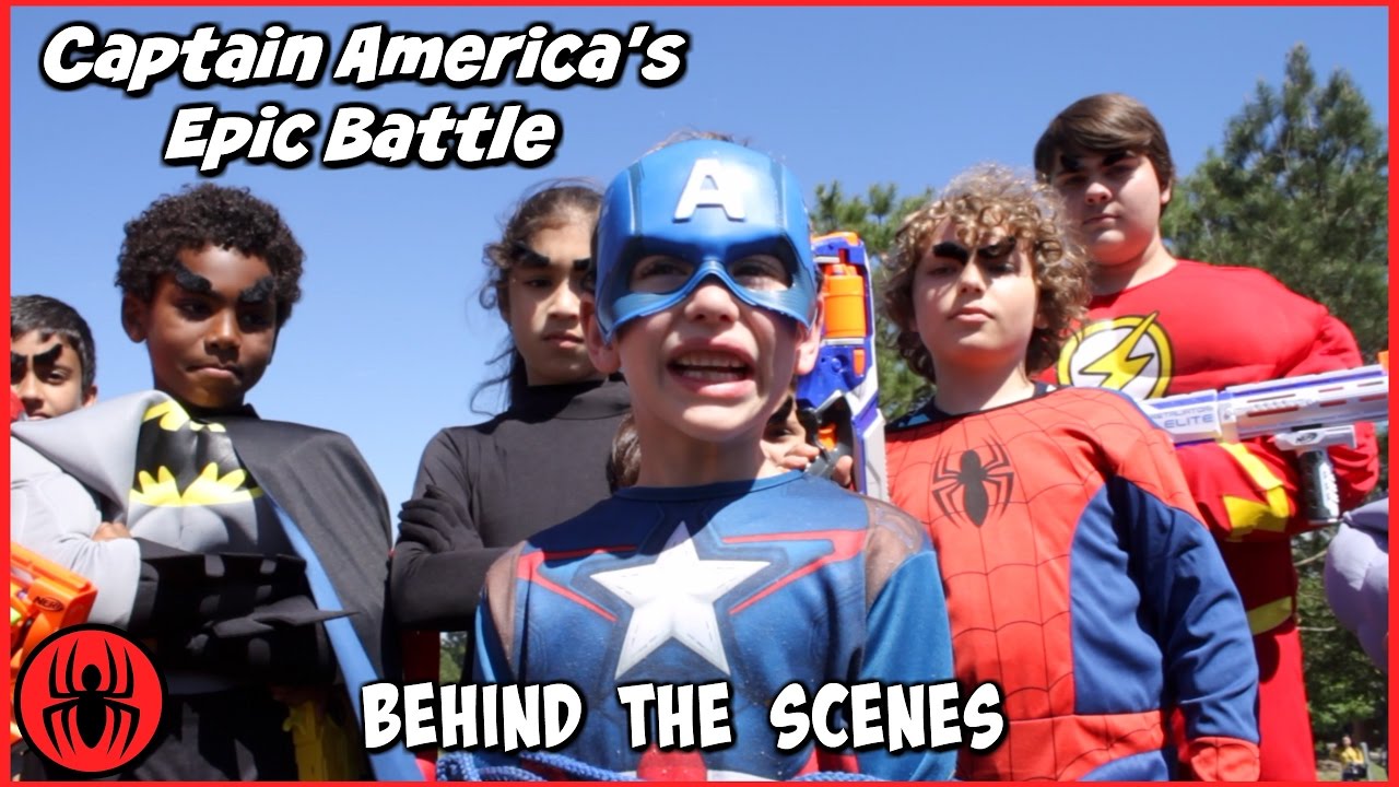Captain America's Epic Battle BEHIND THE SCENES w The Flash real life ...