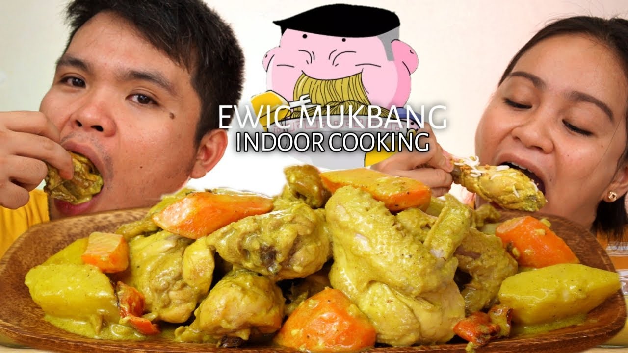 Indoor Cooking Chicken Curry Filipino Food Mukbang Mukbang Philippines Ewic Mukbang