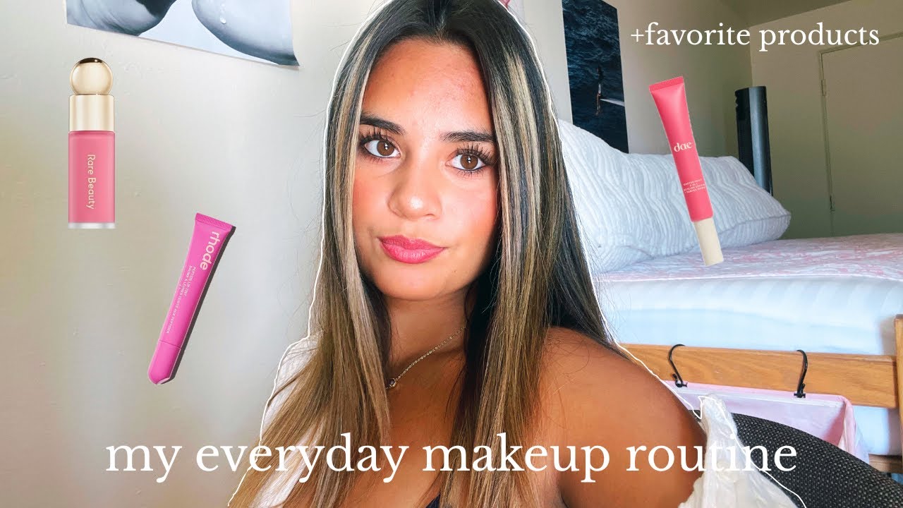my everyday makeup routine + fav products - YouTube