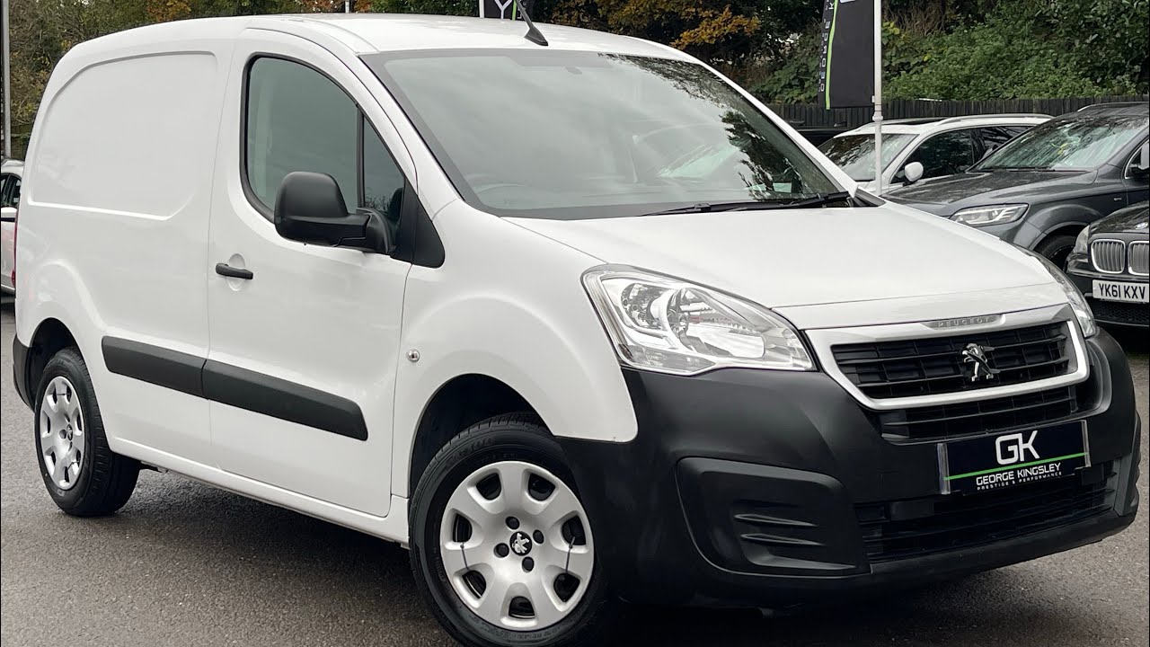 2018/68 Peugeot Partner Blue HDi Professional L1 van with no VAT and ...