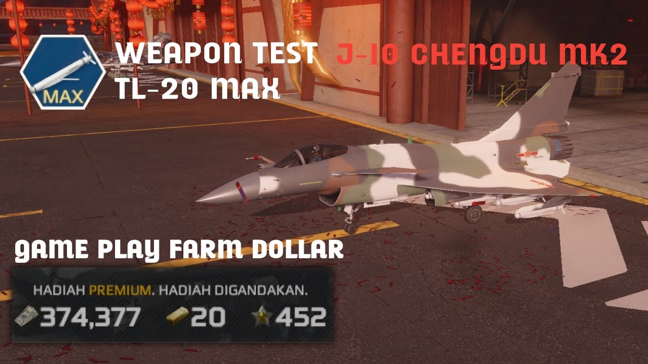MWT TANK BATTLES | NAMBANG DOLLAR PAKE PESAWAT J-20 DI TIER | MAX RUDAL ...