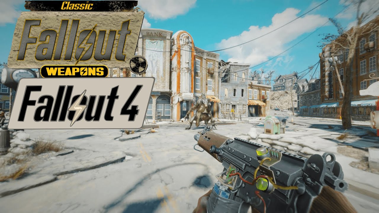 Some Classic Fallout Weapon Mods | Fallout 4 Ultra Modded - YouTube