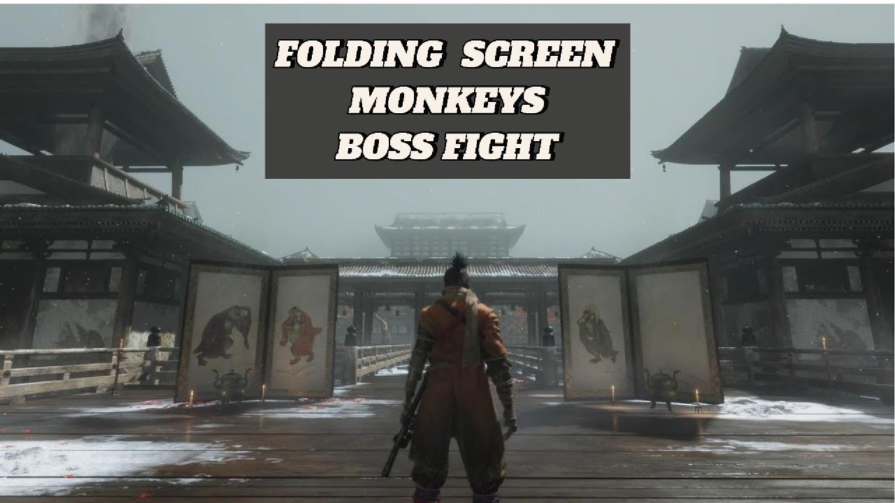 FOLDING SCREEN MONKEYS BOSS FIGHT! SEKIRO: SHADOWS DIE TWICE⚔⚔ - YouTube