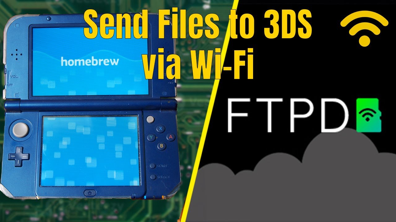 Send Files from 3DS to Computer Over WiFi (FTP Method) - YouTube